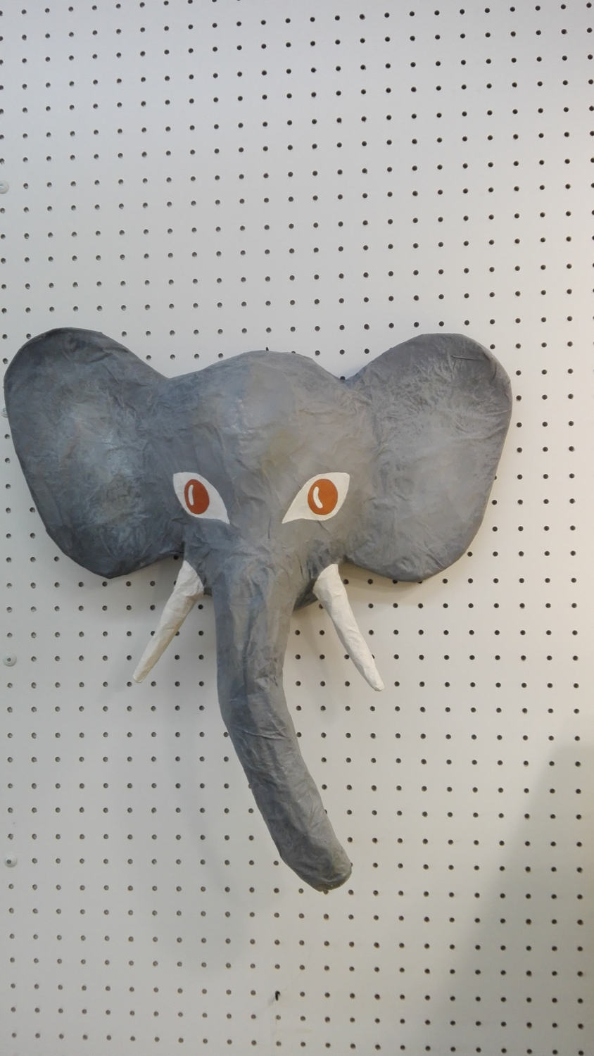 Paper Mache Elephant Mask