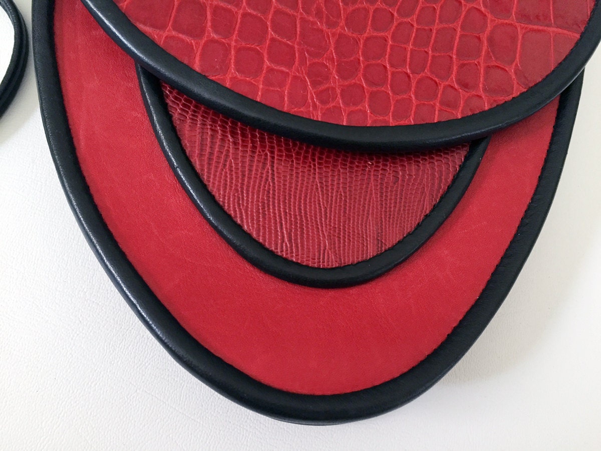 Vintage Leather Avant Garde Structured Triangle Bag Purse - Etsy