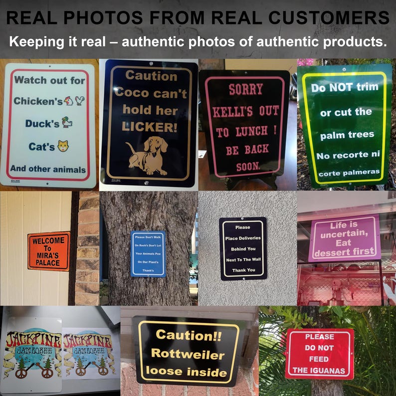 Purple Custom Metal Sign Personalized Text, Durable Aluminum for Indoor ...