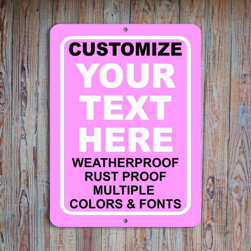 Pink Acrylic Sign - Etsy