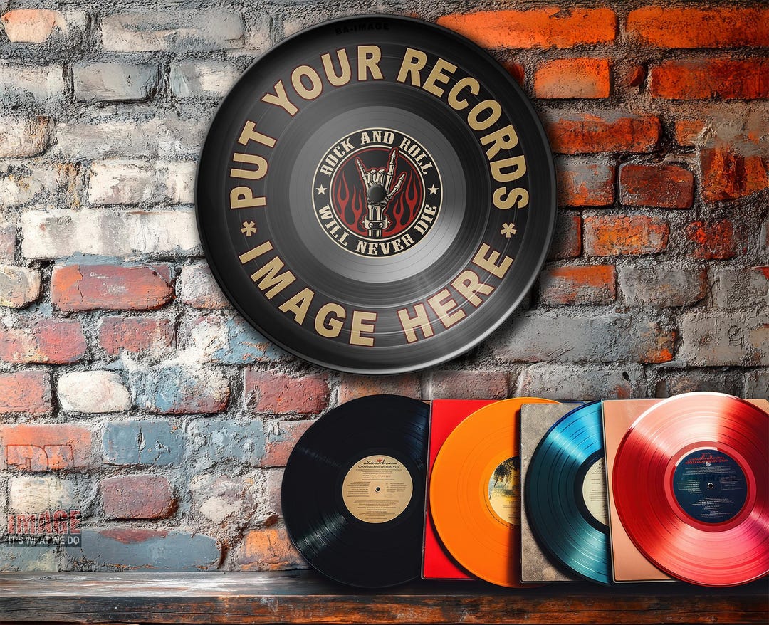 Personalized Metal Record Sign: Custom Music Wall Art, 12" Aluminum - Etsy