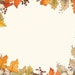 Whimsical Autumn Printable Paper With Autumn Border Lot of 5 - Etsy