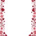 Romantic Heart Variety Border Print Border Printable Writing Paper ...