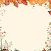 Whimsical Autumn Printable Paper With Autumn Border Lot of 5 - Etsy