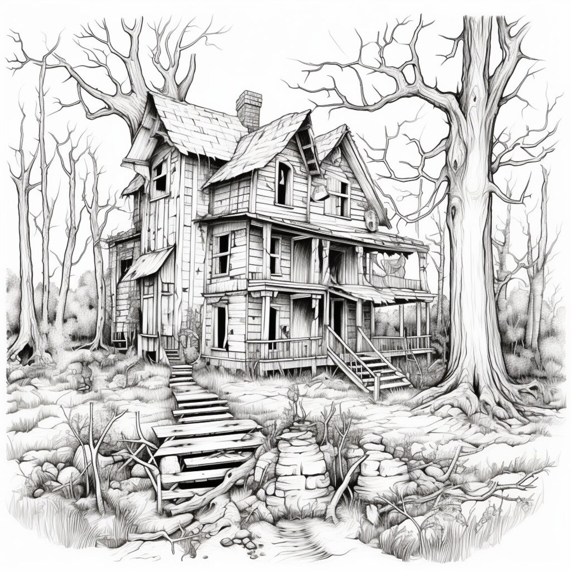 Jenna's Whimsical Forgotten Forest Houses Top Picks for Adult Coloring ...