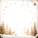 Whimsical Gold Christmas Printable Paper Border Design - Lot of 5 - Etsy
