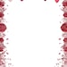 Romantic Heart Variety Border Print Border Printable Writing Paper ...