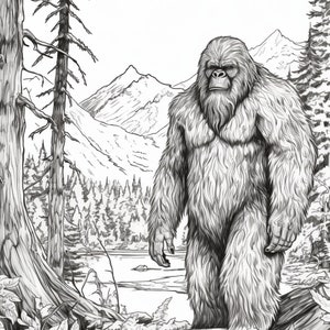 Jenna's Favorite Bigfoot Coloring Pages - Top Picks for Adult Coloring ...