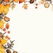Whimsical Autumn Printable Paper With Autumn Border Lot of 5 #2 - Pdf's ...