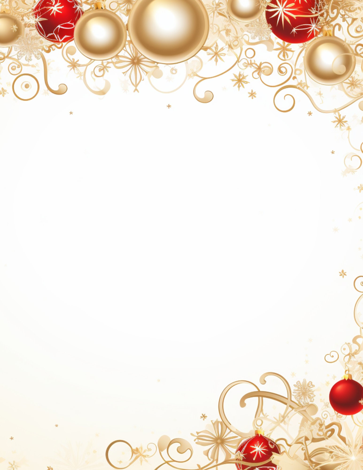 Whimsical Christmas Printable With Border Lot of 5 - Etsy