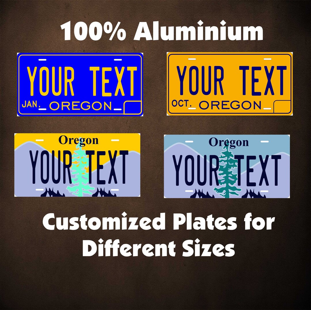 Oregon 1933 to Present Custom Personalized Novelty ATV Motorcycle Auto ...