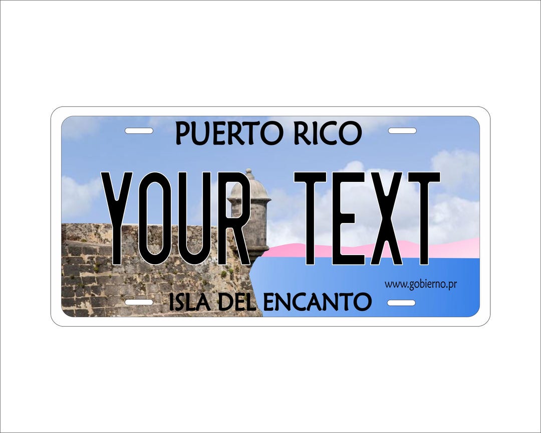 Puerto Rico 2007 Custom Personalized Novelty ATV Auto Moto Mini Bike ...