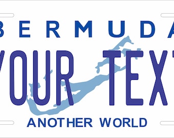 Bonaire 2013 License Plate Personalized Custom ATV Mini Bike | Etsy