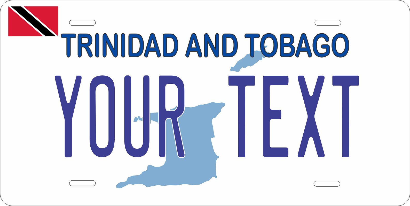 Trinidad and Tobago License Plate Personalized Custom ATV Mini - Etsy