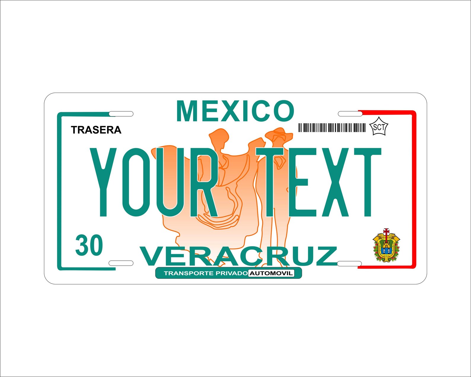 Veracruz 2001 Mexico Custom Personalized Novelty ATV Moped Mini Bike ...