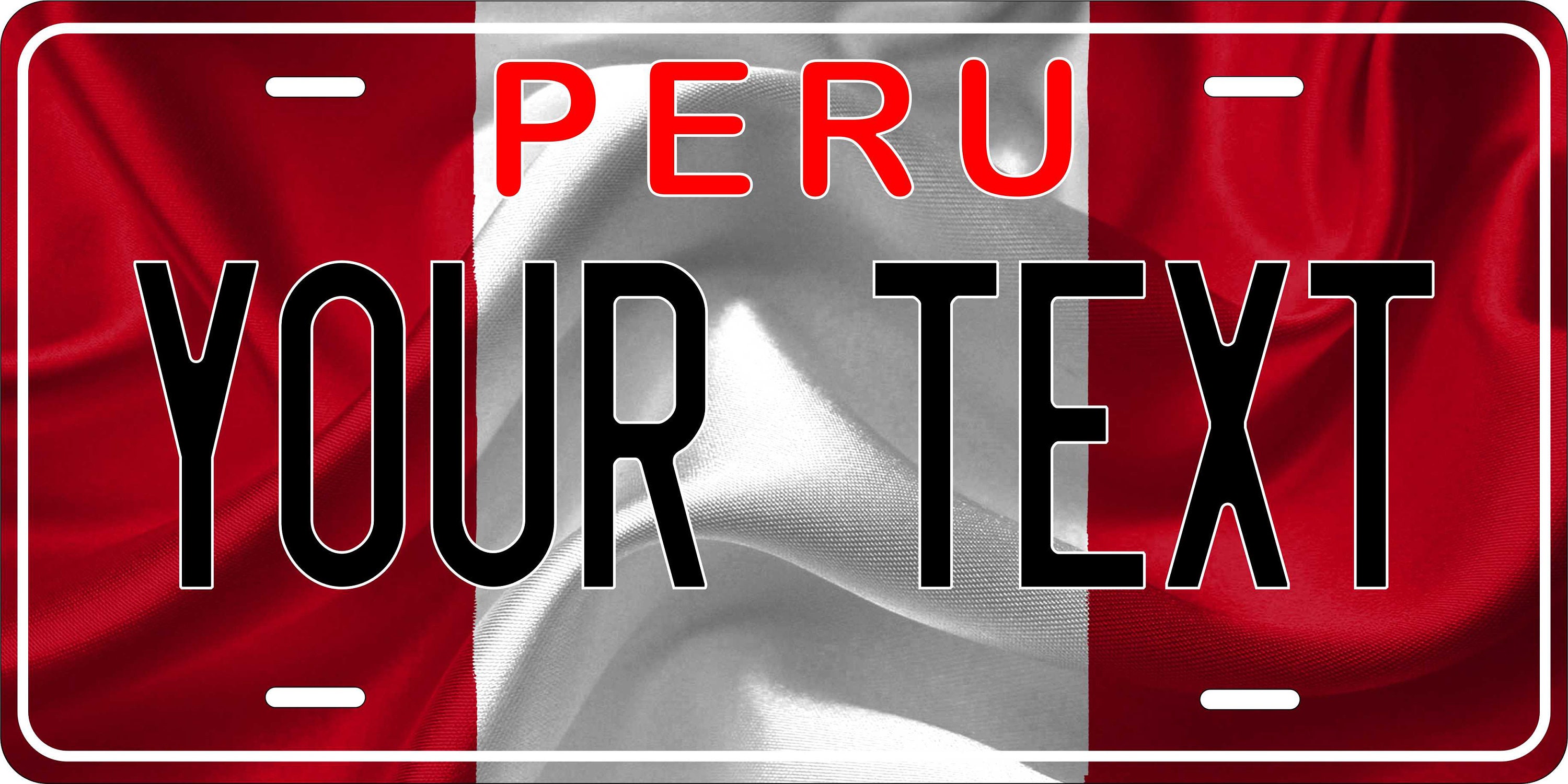 Peru Custom Personalized Novelty ATV Moped Mini Bike License - Etsy