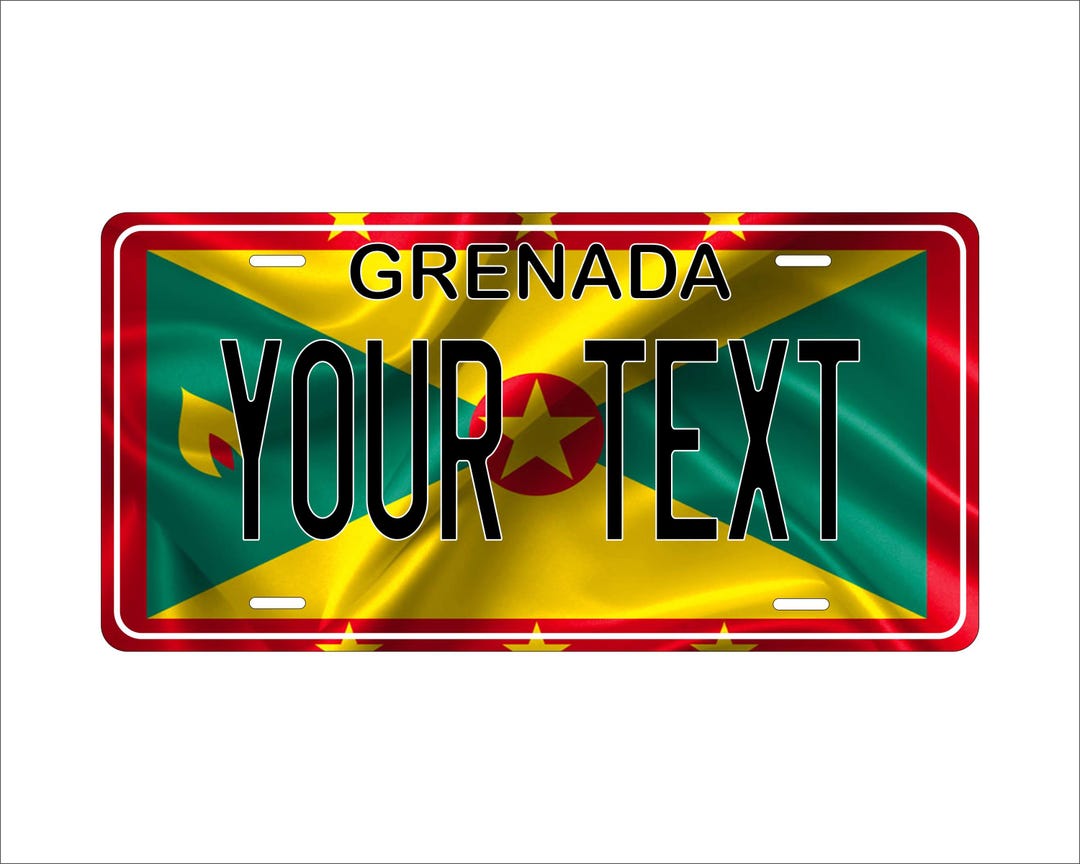 Grenada Flag Wave Custom Personalized Novelty ATV Moped Mini Bike ...