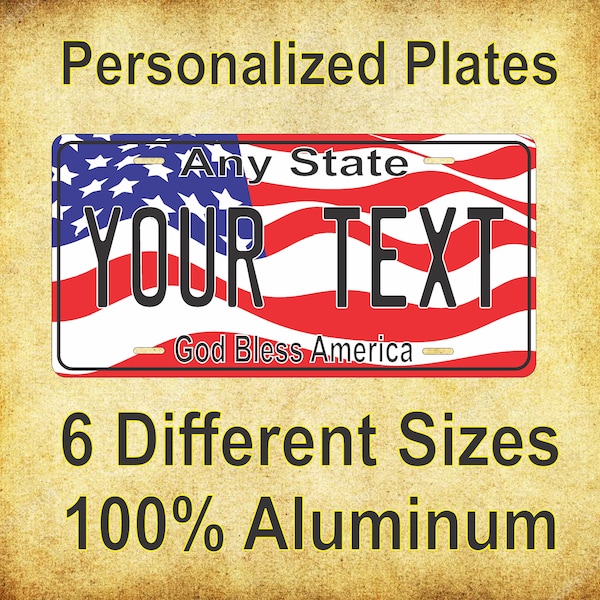 God Bless America License Plate Frames - Etsy
