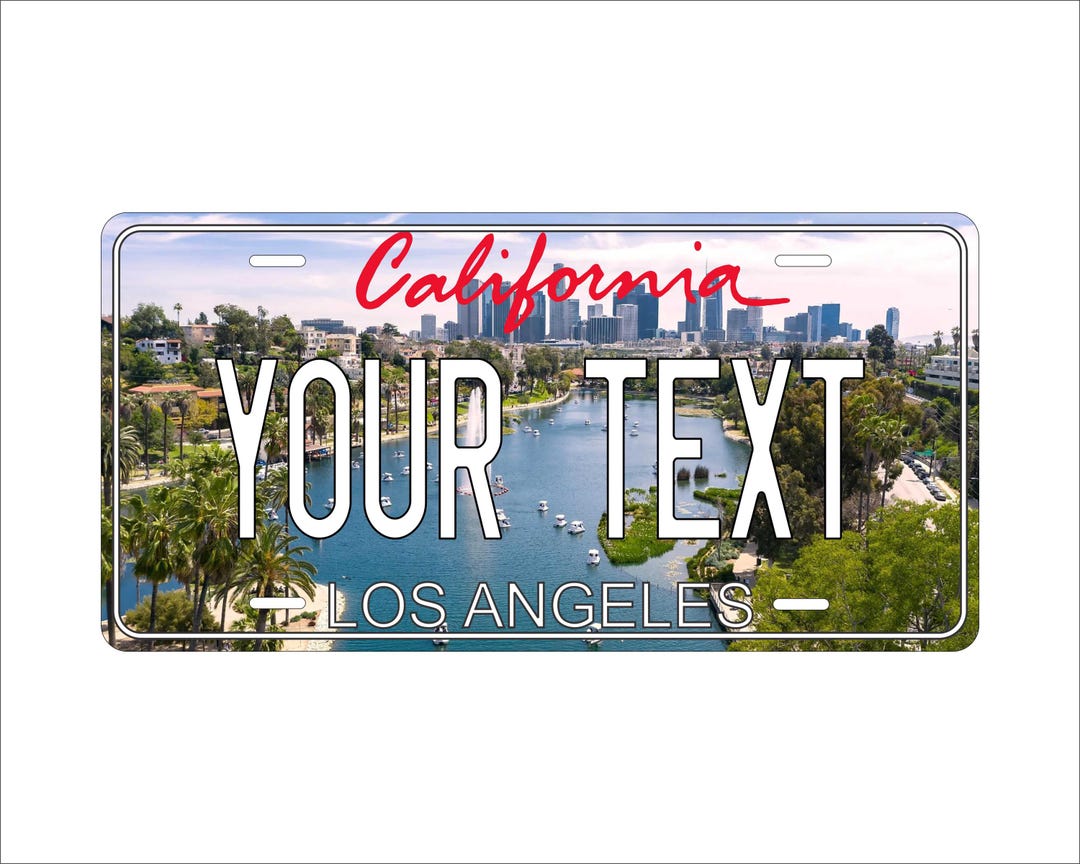California Las Angeles Custom Personalized Novelty ATV Moped Mini Bike ...