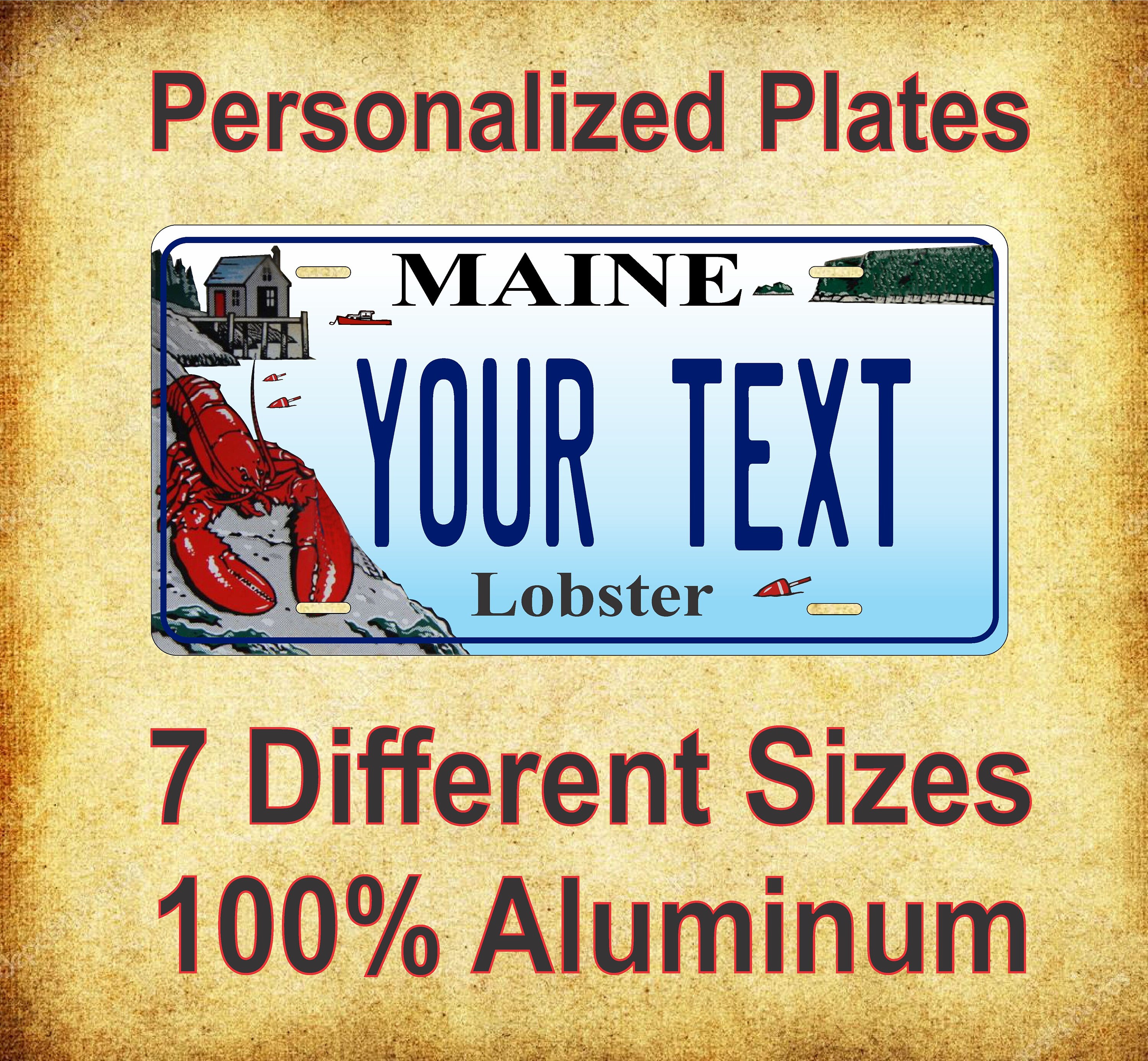 Maine Lobster Custom Personalized Novelty ATV Moped Bike Mini - Etsy