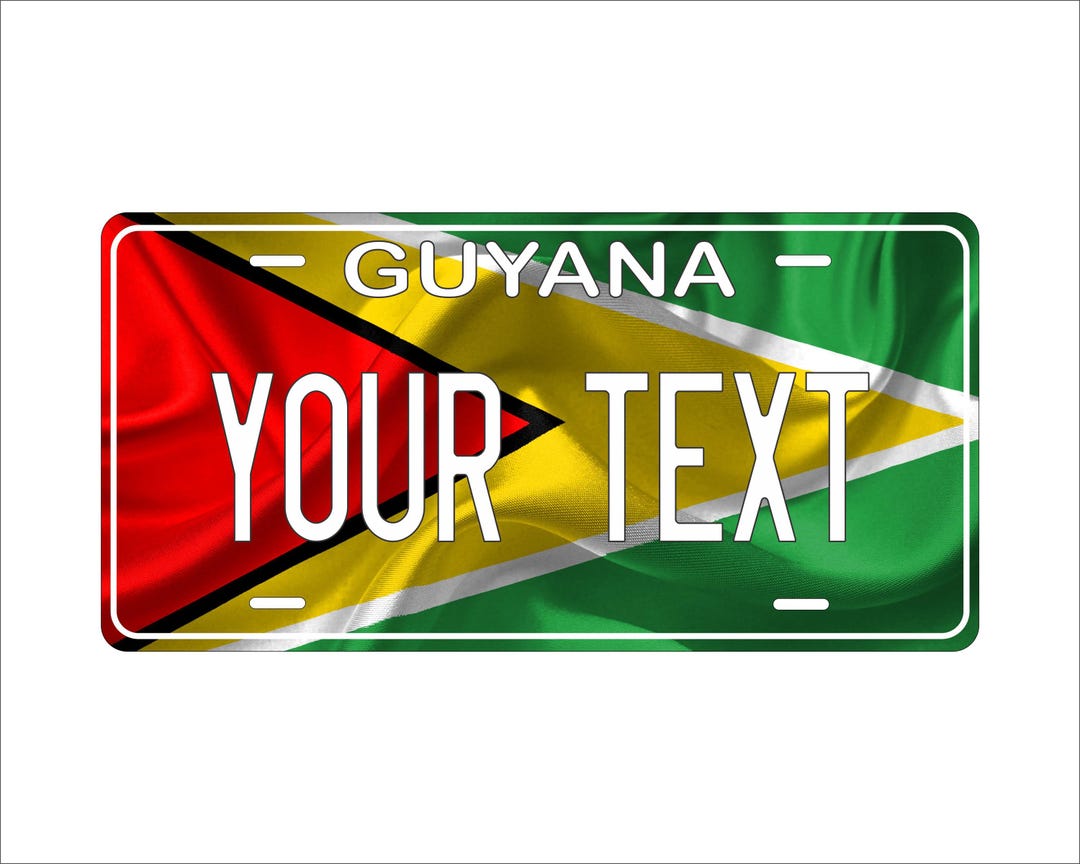 Guyana Flag Wave Custom Personalized Novelty ATV Moped Mini Bike ...