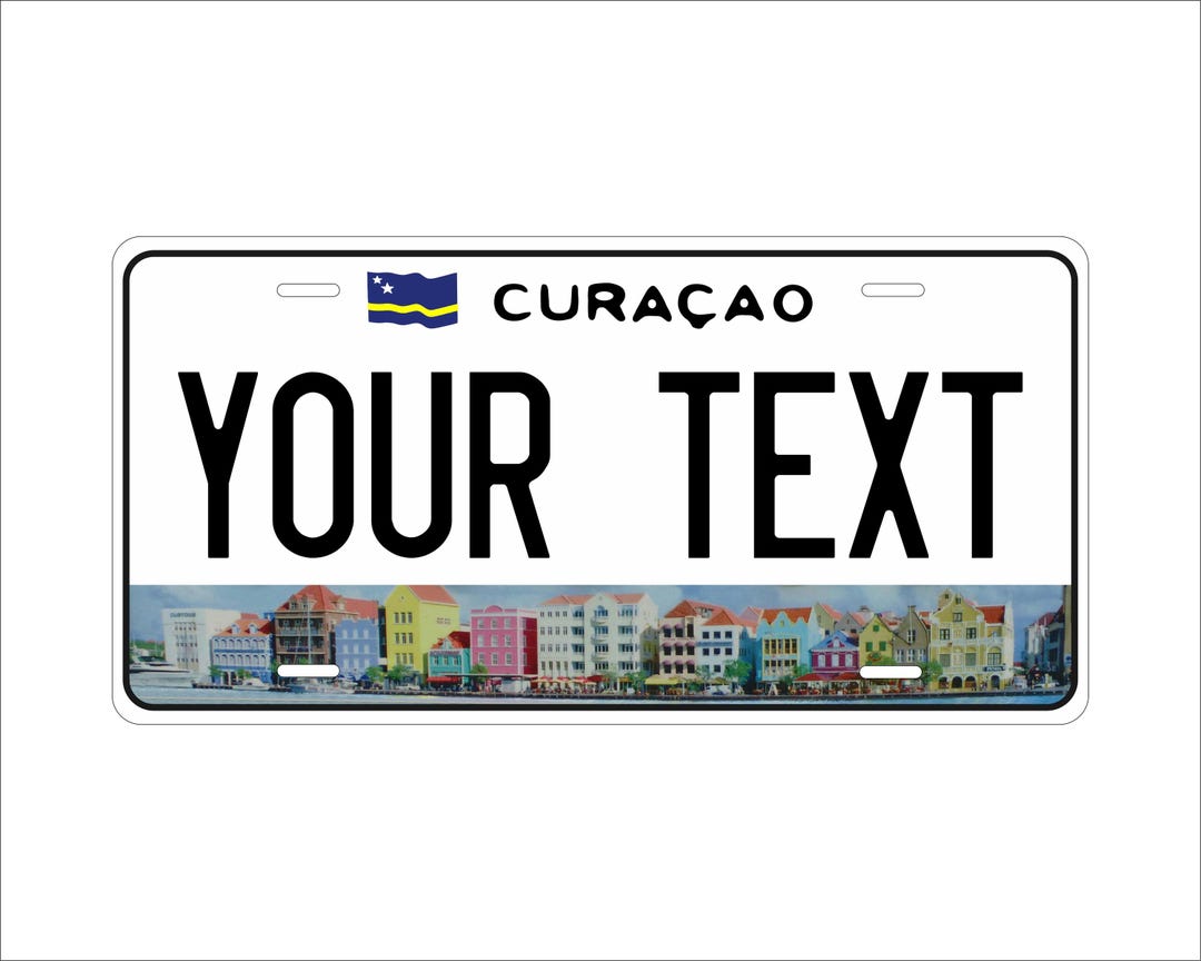 Curacao License Plate Personalized Custom ATV Mini Bike Moped - Etsy Canada