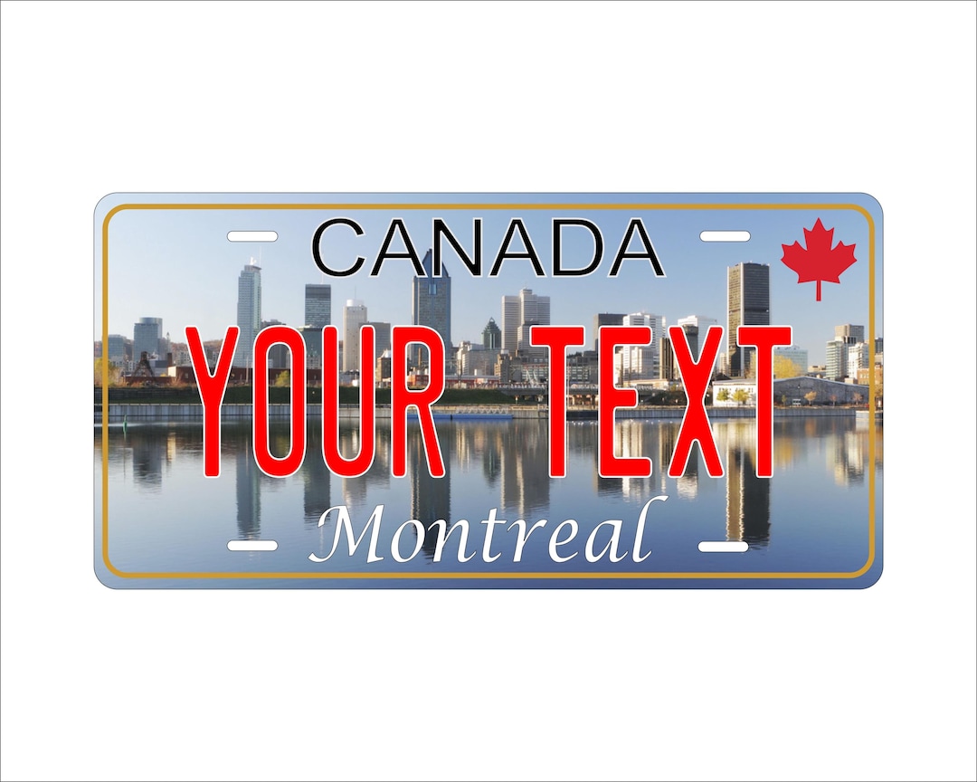 Montreal Quebec Canada Custom Personalized Novelty ATV Moped Mini Bike ...