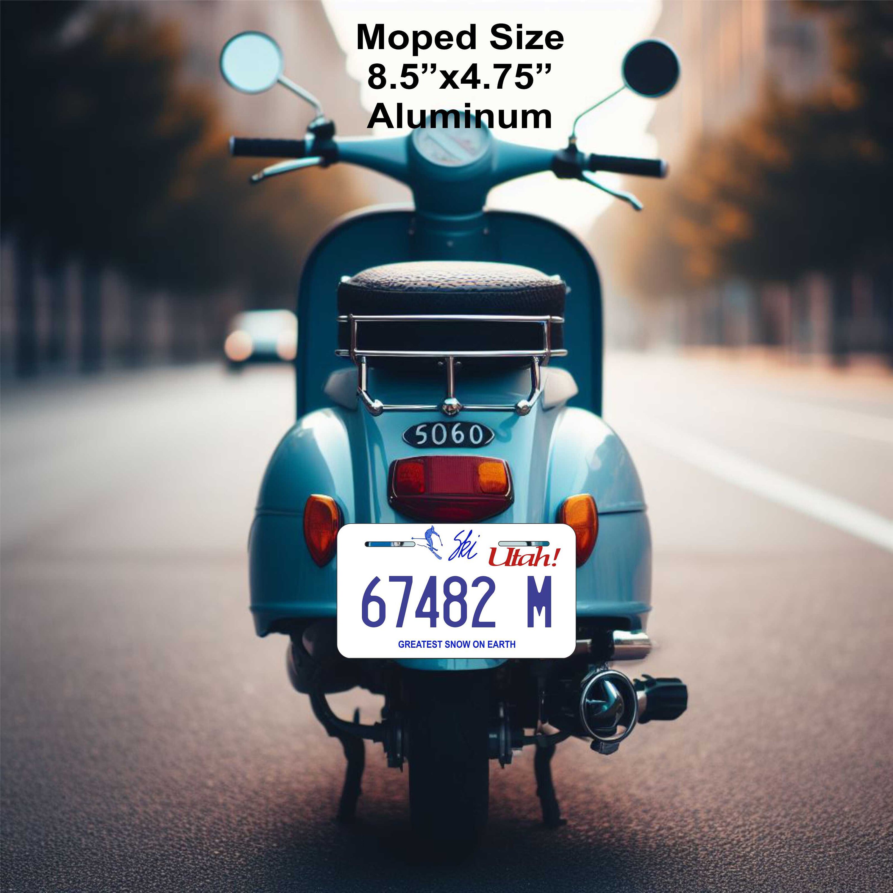 Portugal Flag Wave Europe Custom Personalized Novelty ATV Moped Mini ...