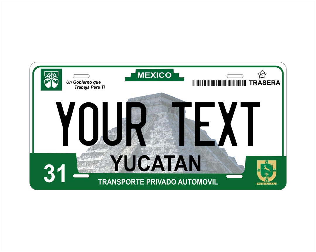 Yucatan 2015 Mexico Custom Personalized Novelty ATV Moped Mini Bike ...