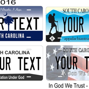 South Carolina 1958 to Present Custom Personalized Novelty ATV Moped ...