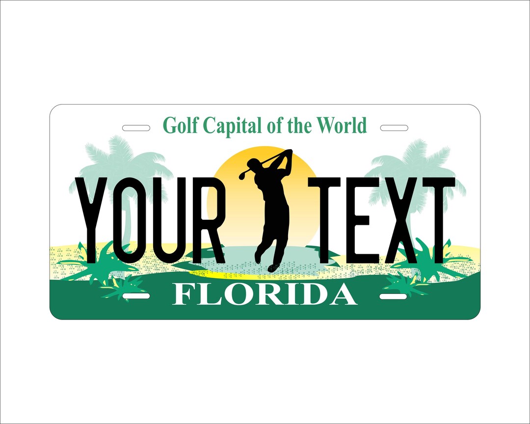 Florida Gulf Custom Personalized Novelty ATV Moped Mini Bike License ...