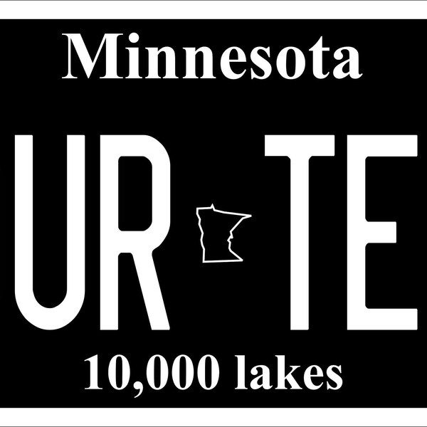 Custom Minnesota Atv Plates - Etsy