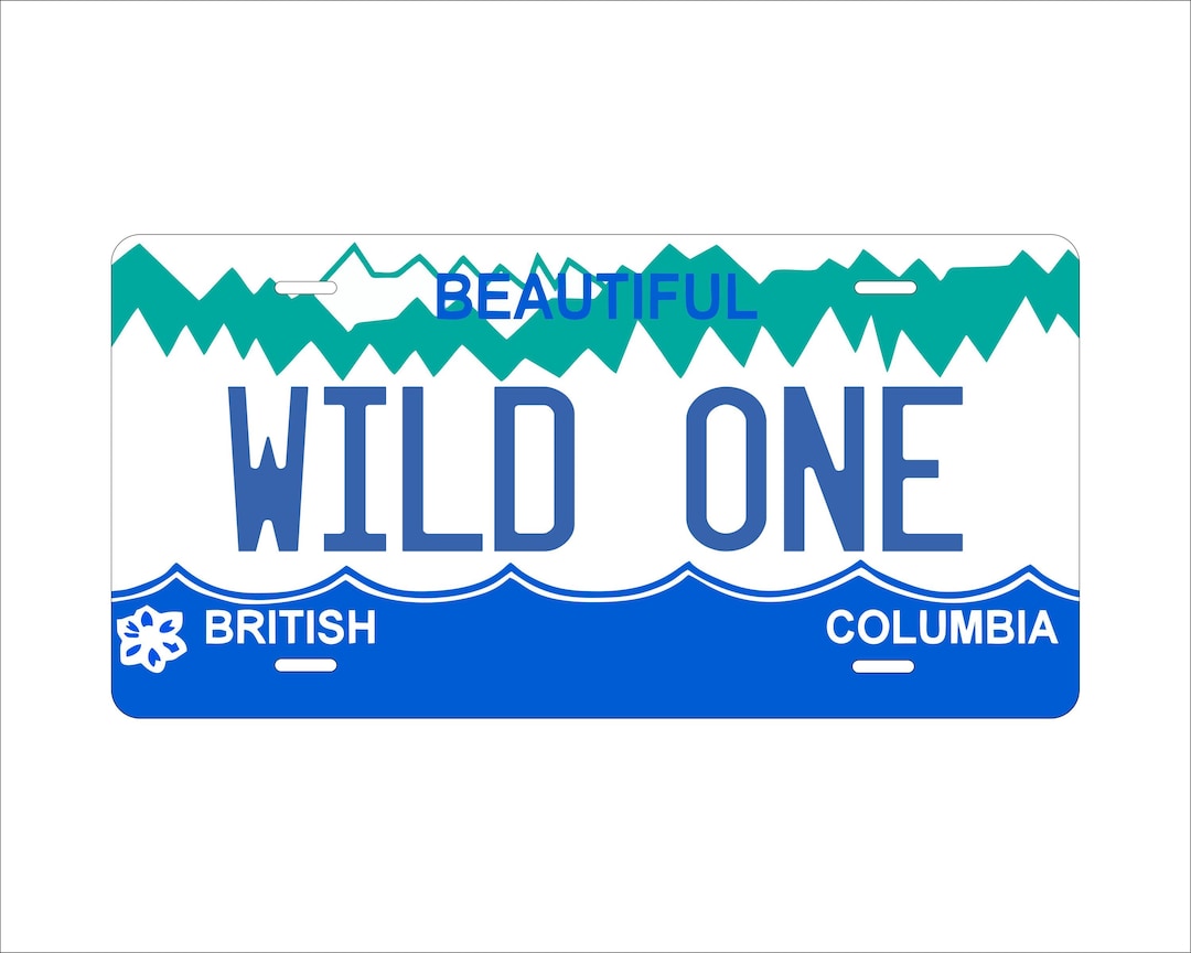 British Columbia Canada Custom Personalized Novelty ATV Auto Mini Bike ...