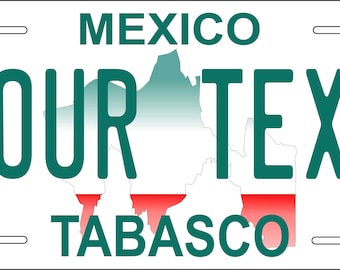 Tabasco 2016 Mexico Custom Personalized Novelty ATV Moped Mini - Etsy