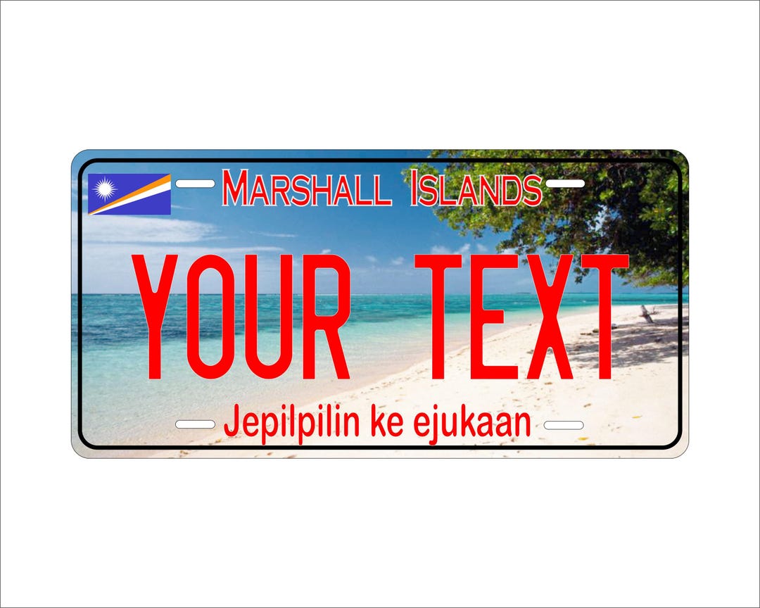 Marshall Islands Beach Custom Personalized Novelty ATV Moped Mini Bike ...