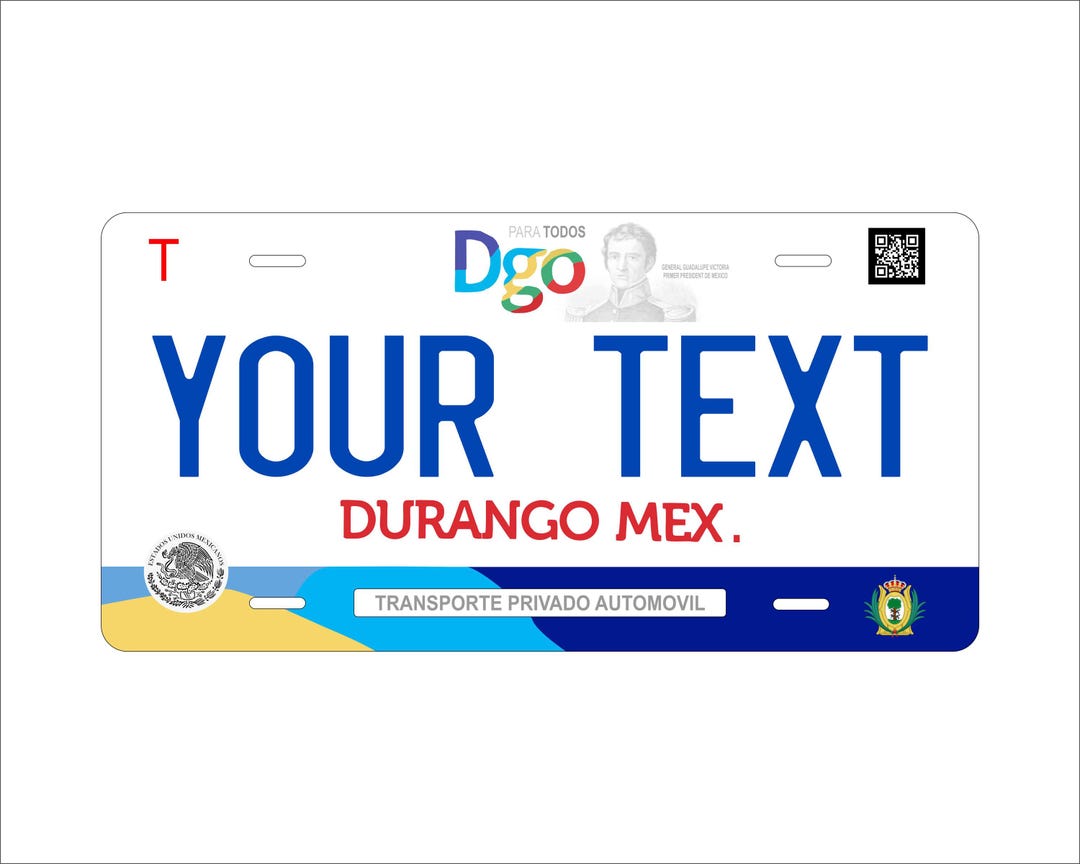 Durango 2017 Mexico Custom Personalized Novelty ATV Moped Mini Bike ...