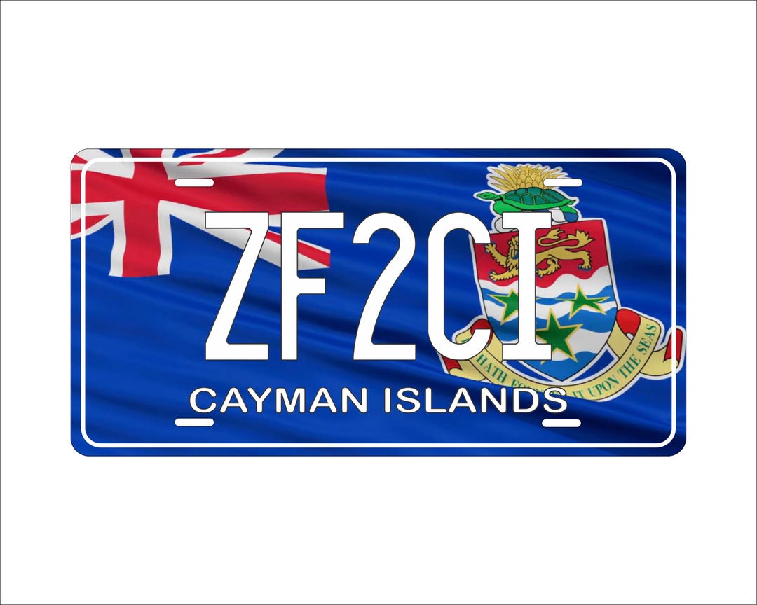 Cayman Island Flag on Custom Personalized Novelty ATV Moped Mini Bike ...