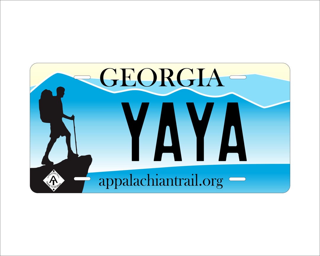 Georgia Appalachian Trail Custom Personalized Novelty ATV Moped Mini ...