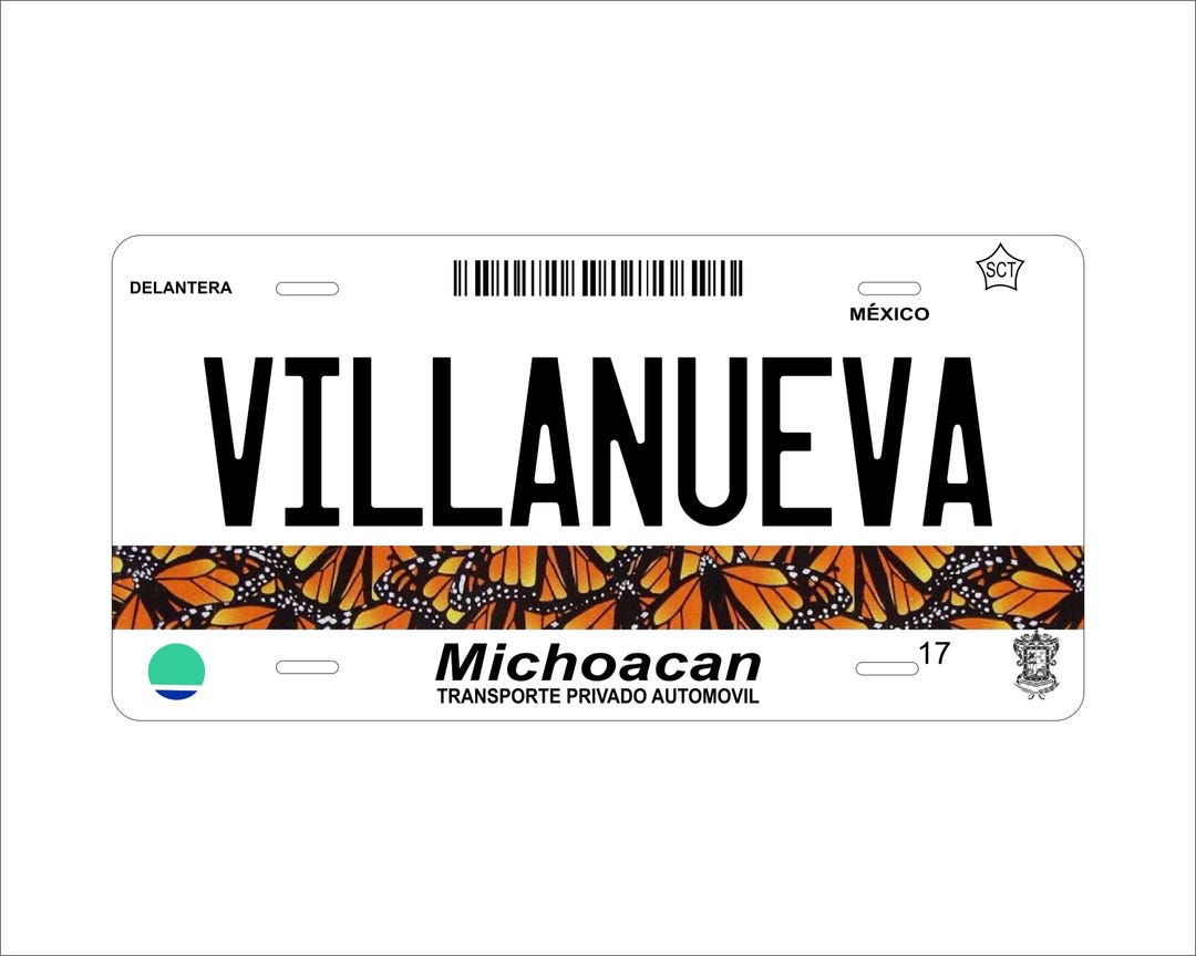Michoacan 2007 Mexico Custom Personalized Novelty ATV Moped Mini Bike ...