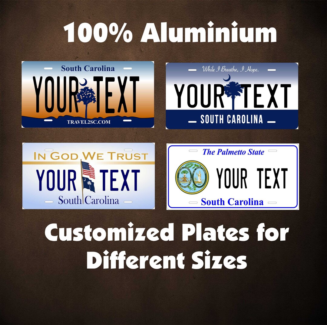 South Carolina 1958 to Present Custom Personalized Novelty ATV Moped ...