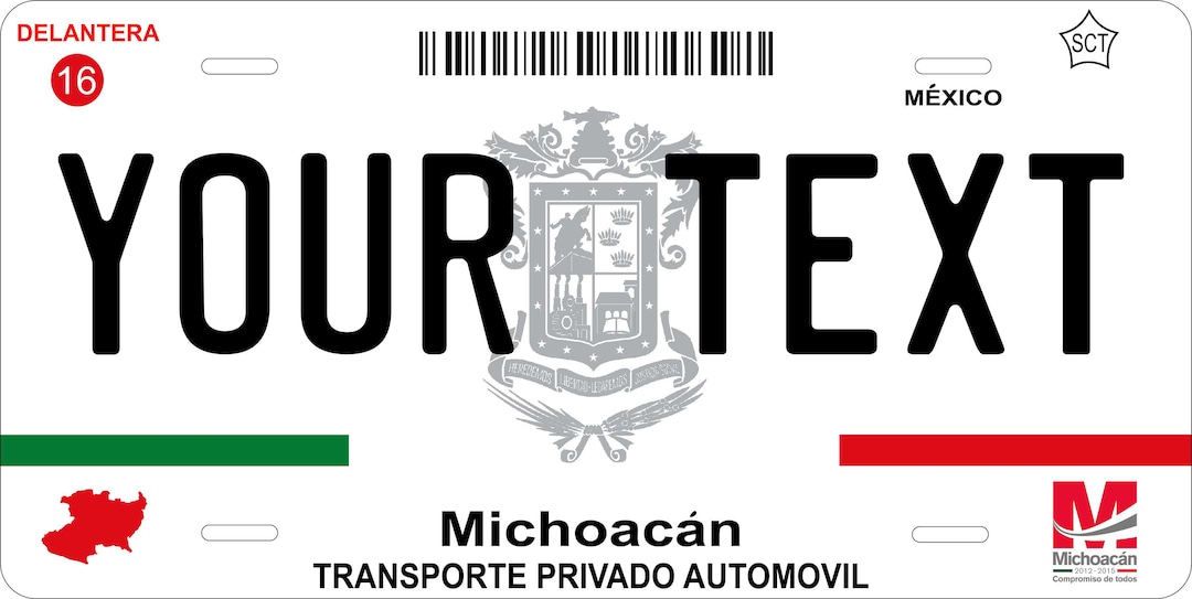 Michoacan 2012 Mexico Custom Personalized Novelty ATV Moped Mini Bike ...