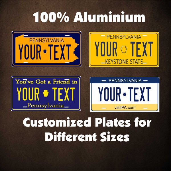 Custom Black White License Plate Personalized Novelty License Plate ...