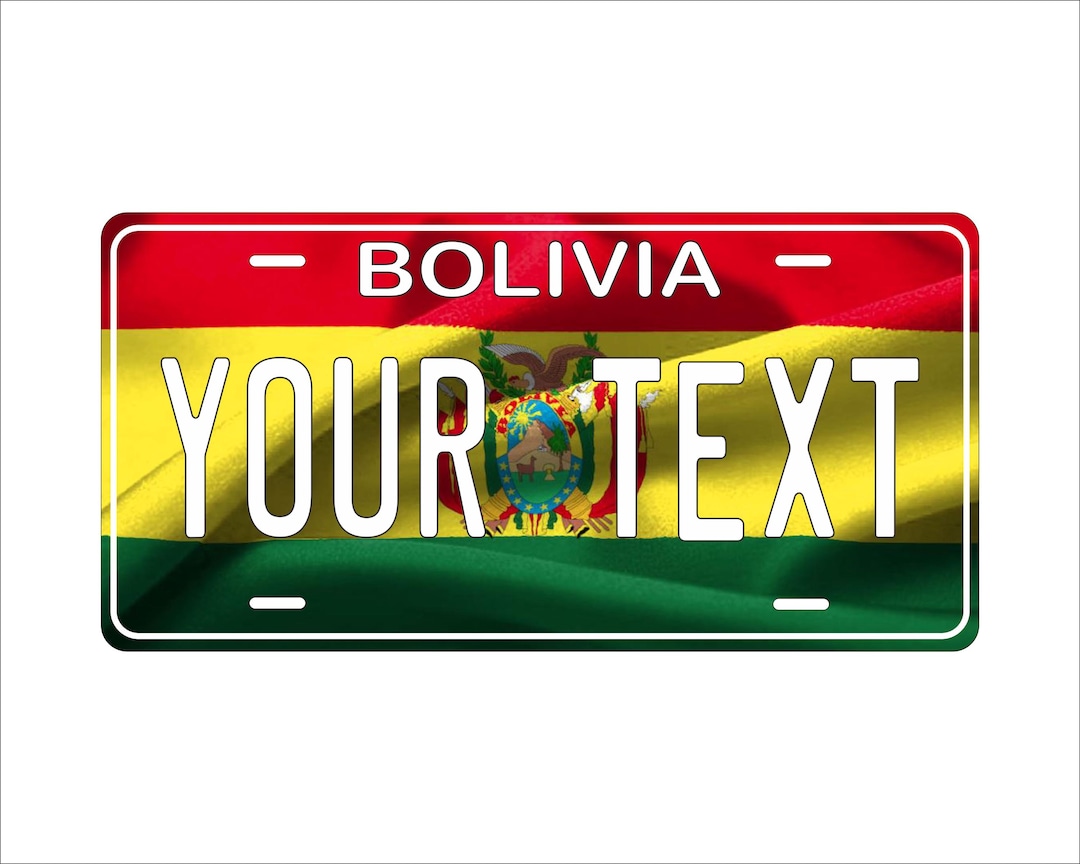 Bolivia Flag Wave Custom Personalized Novelty ATV Moped Mini Bike ...