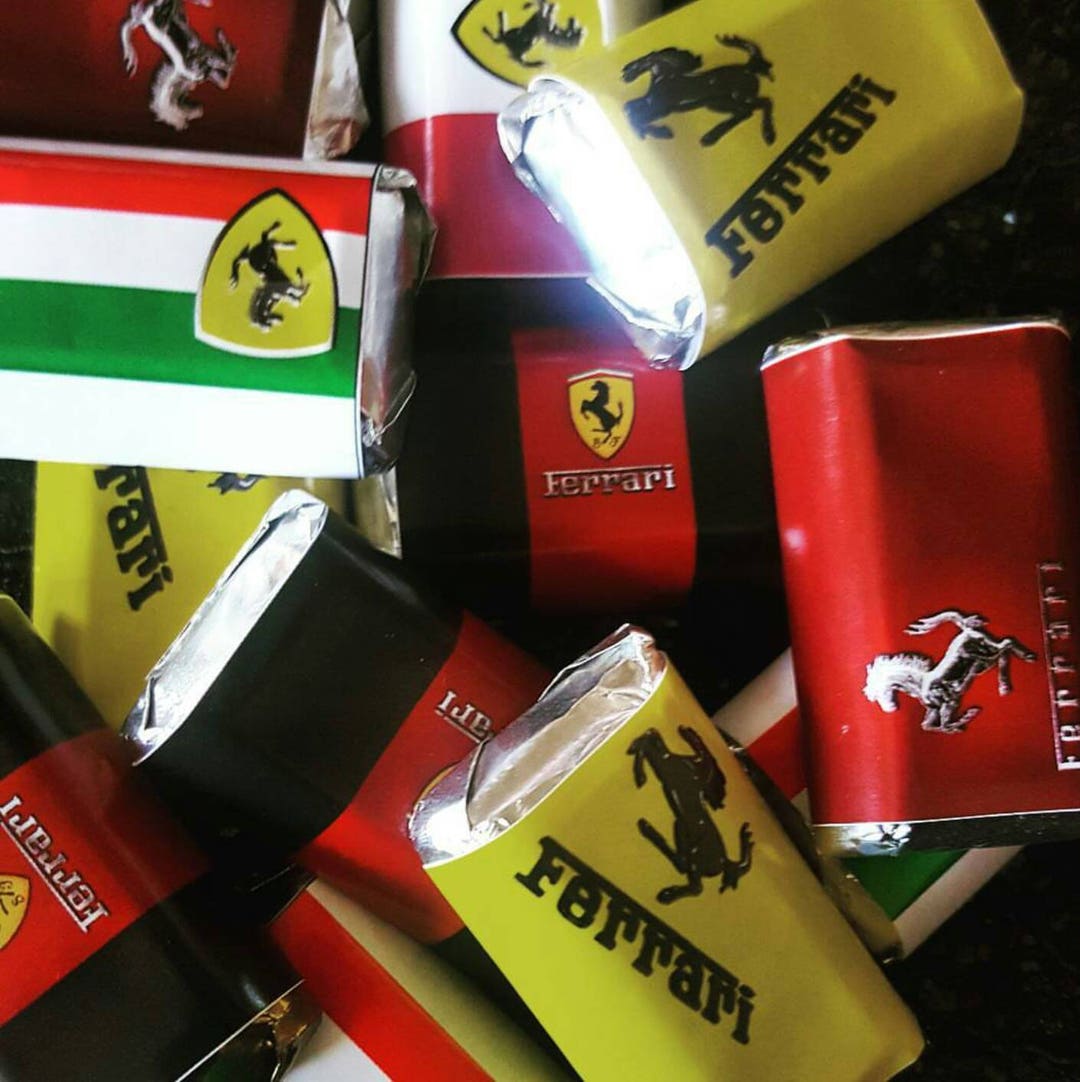 Ferrari Themed Hershey Miniatures - Etsy