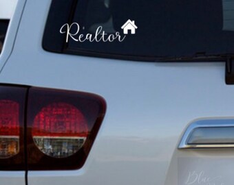 Realtor Car Decal - Etsy