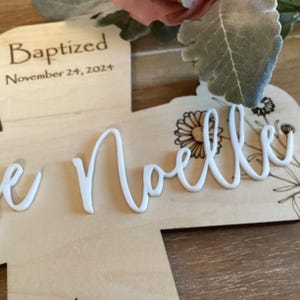 Personalized Baptism, Confirmation, Dedication, Communion Gift for Girl ...