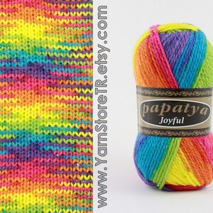 Planned Pooling Papatya Joyful Merino Premium Acrylic Yarn 100gr 280m ...