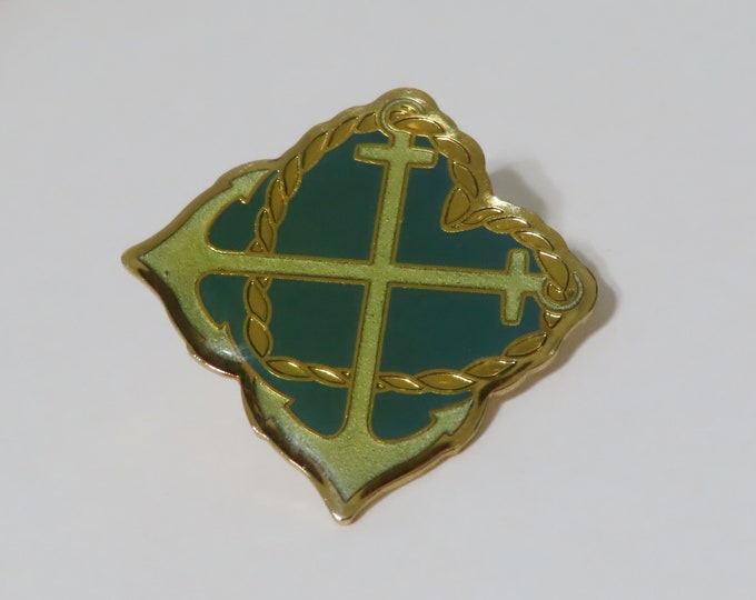 Heart With Cross Lapel Pin CC373 First Aid, Medical, Nursing, and ...