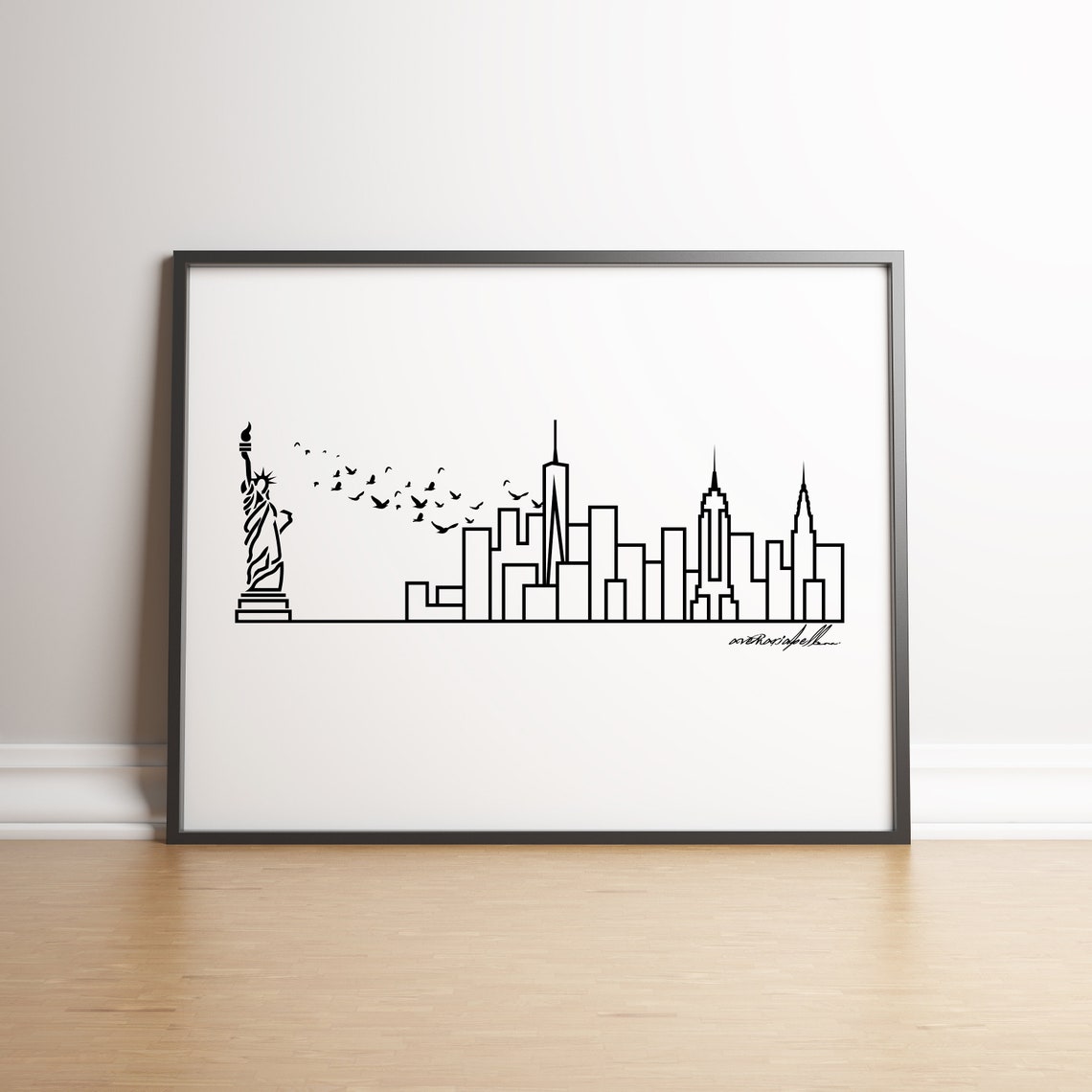 City Skyline Prints UNFRAMED Digital Poster Print 18x24 - Etsy Canada
