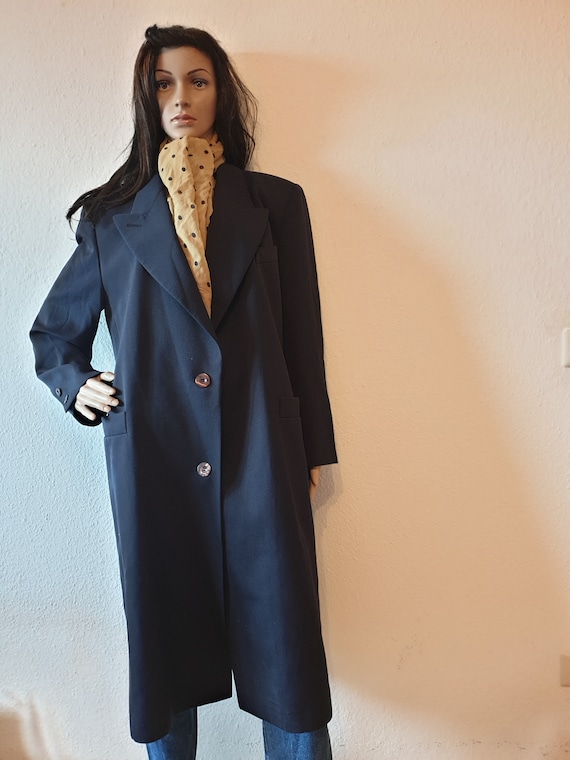 Vintage Hucke classic 80s coat made of virgin wool - Gem